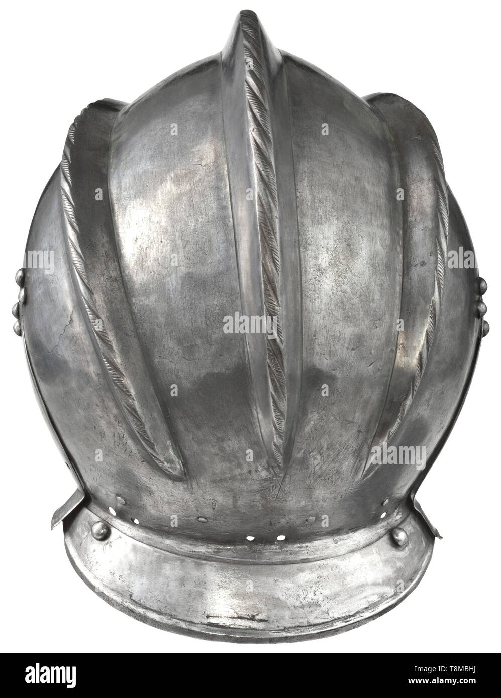 A South German burgonet with three combs, circa 1510/20 One-piece skull ...