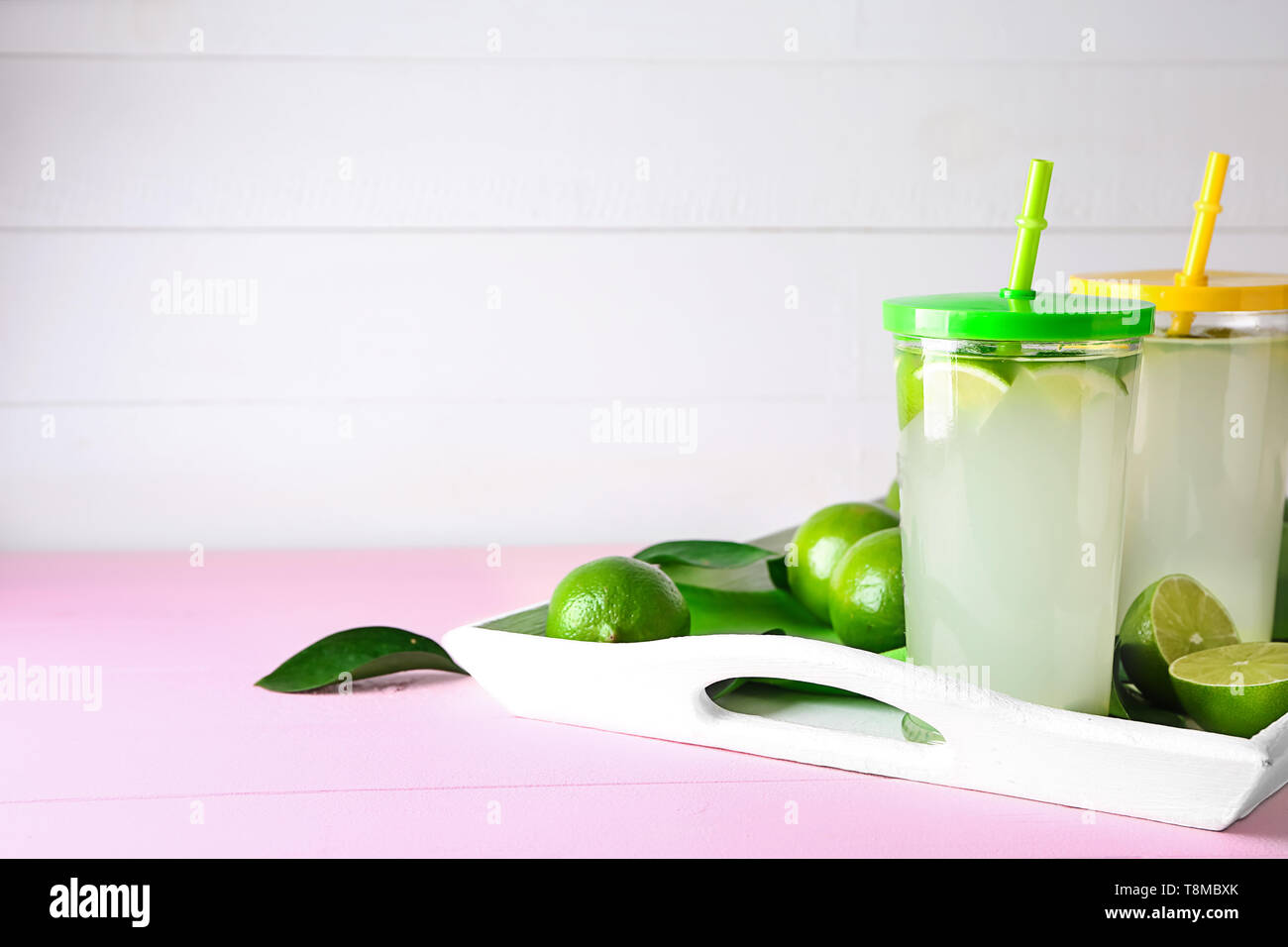 Lemonade on tray hi-res stock photography and images - Alamy