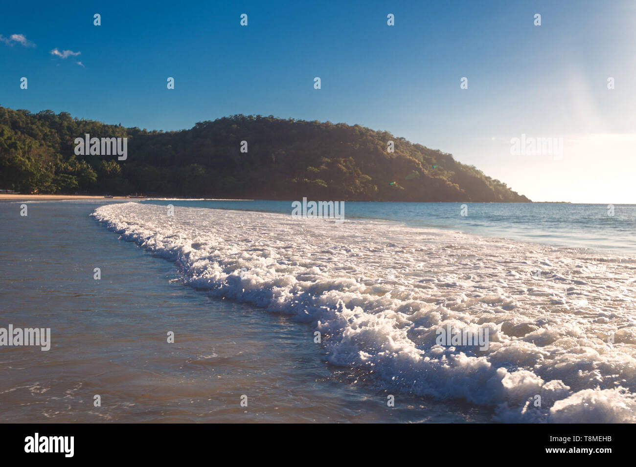Seascape photo taken in Nagtabon beach, Palawan, Philippines Stock ...