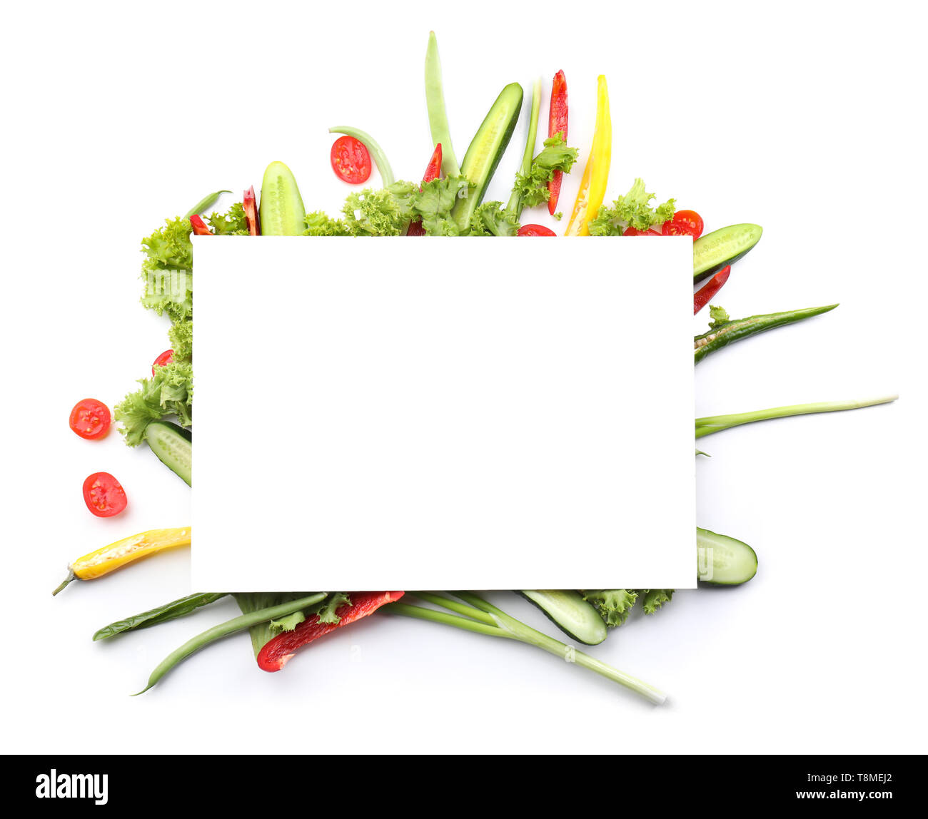 Recipe card background Cut Out Stock Images & Pictures - Alamy