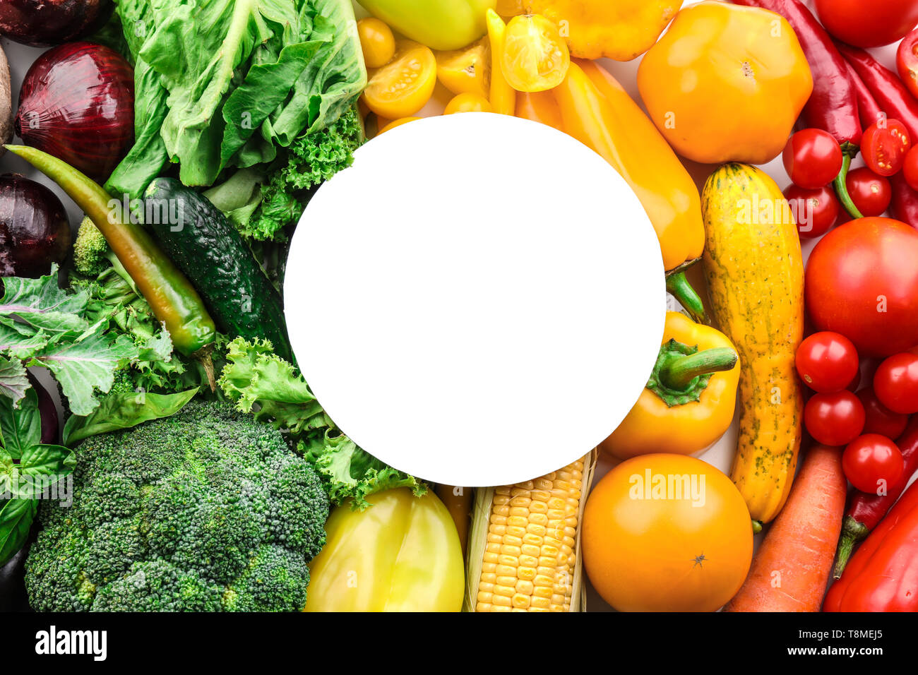 Different vegetables blank card hi-res stock photography and images - Alamy
