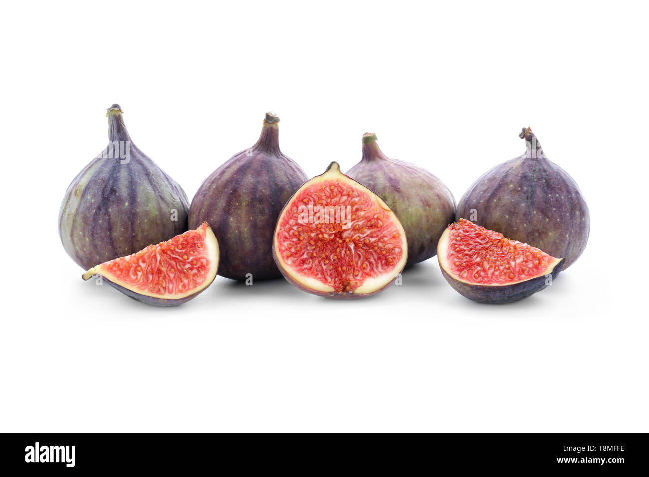 Fresh ripe figs on white background Stock Photo - Alamy