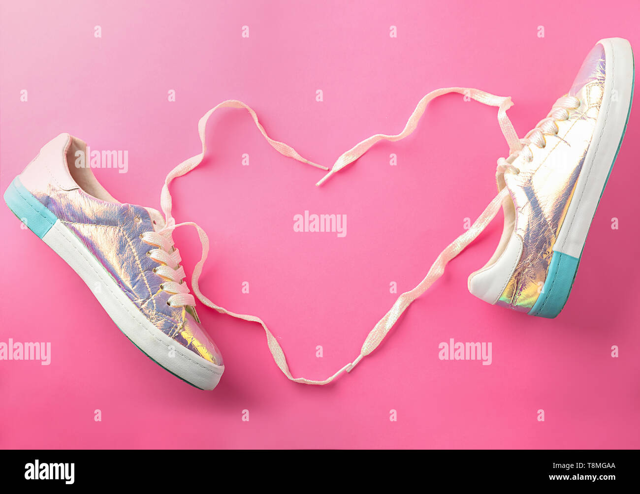 Heart made of laces hi-res stock photography and images - Alamy