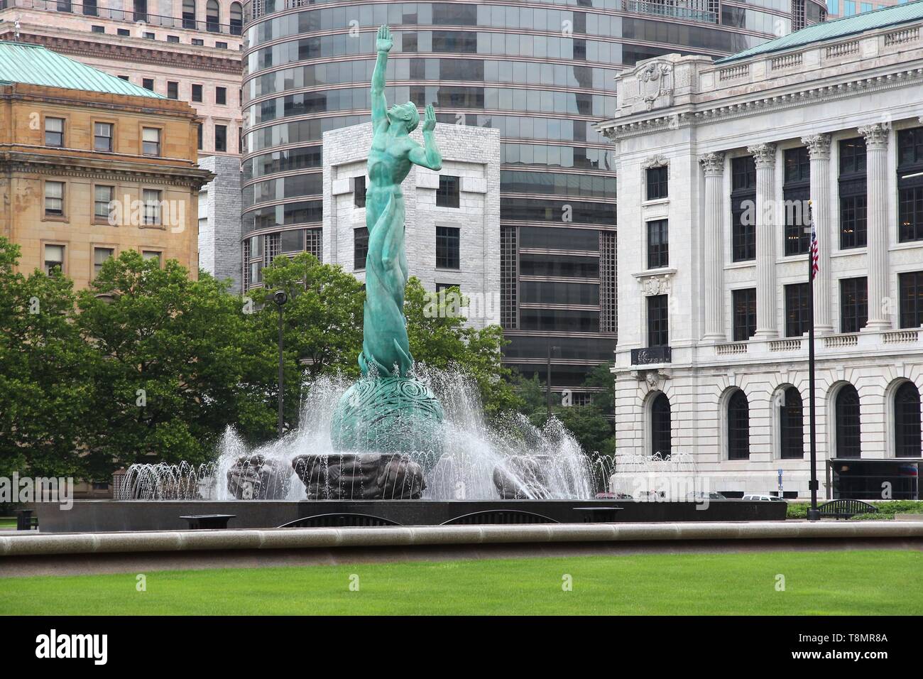 Cleveland mall park hi-res stock photography and images - Alamy