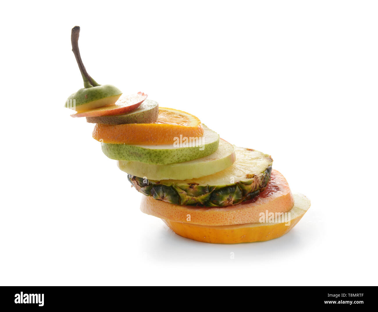 Slices grapefruit different fresh hi-res stock photography and images ...