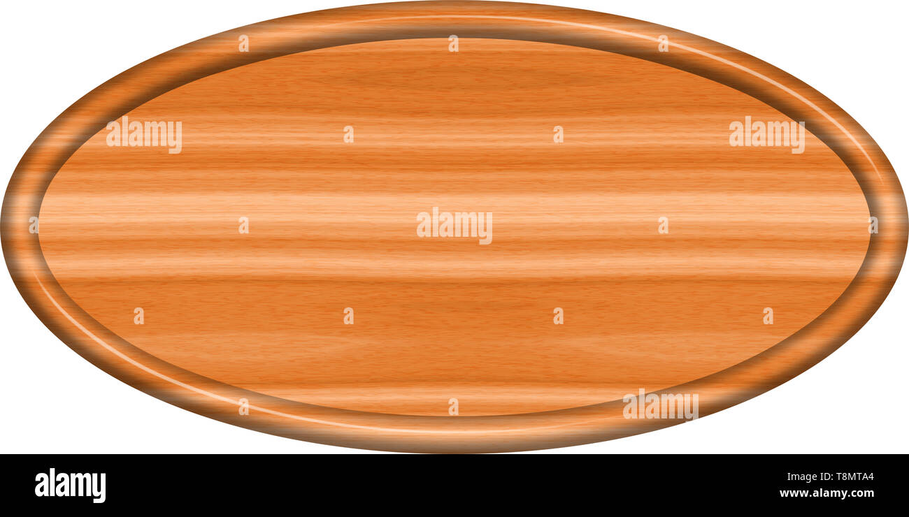 1 to 2 Cedar Oval Sign Blank Stock Photo - Alamy
