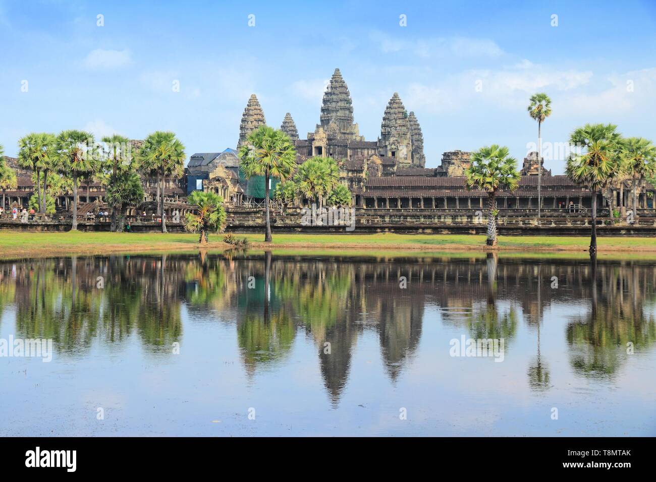 Angkor Wat - Khmer temple in Cambodia. UNESCO World Heritage Site Stock ...