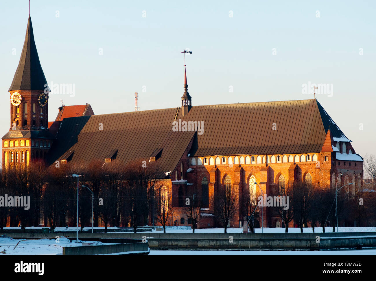 Konigsberg Cathedral. is a Brick Gothic style building in Kaliningrad ...