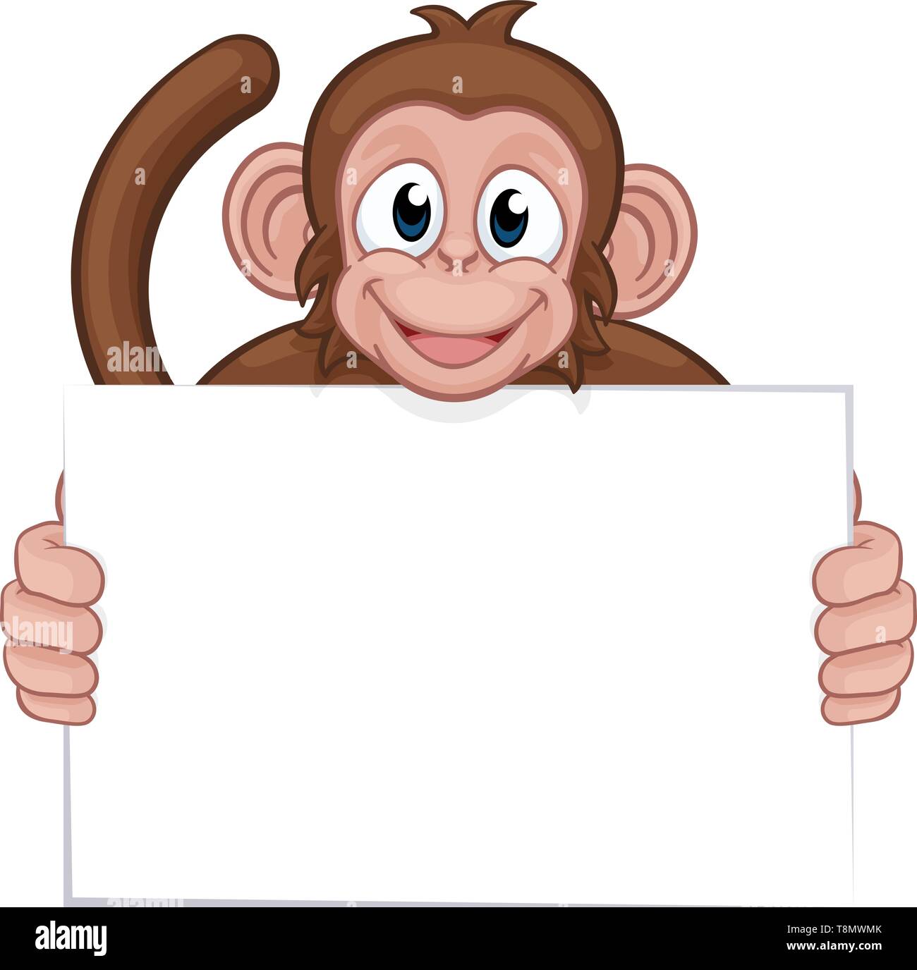 Monkey Writing Clipart