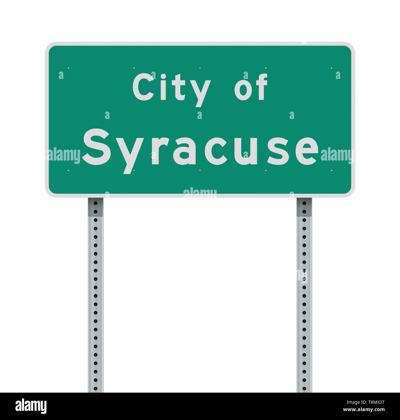 Green Street Sign Vector