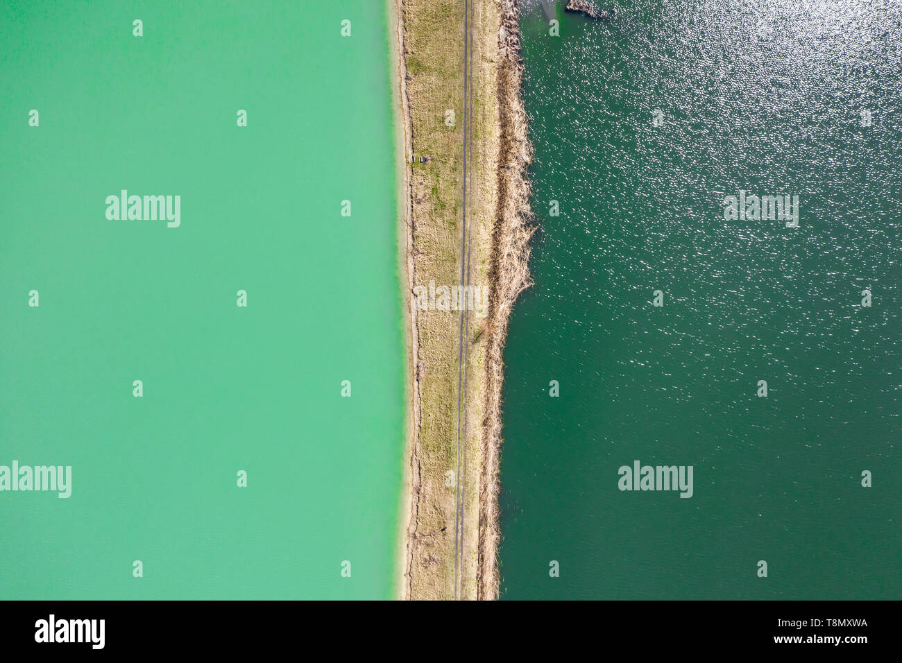 Aerial landscape from the drone Stock Photo - Alamy