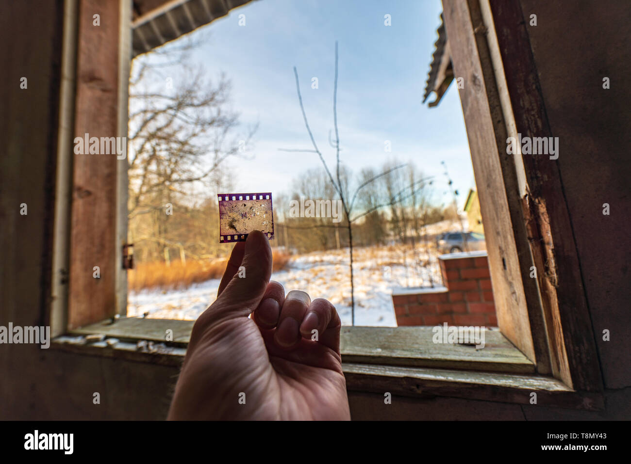 view through the window with details Stock Photo - Alamy