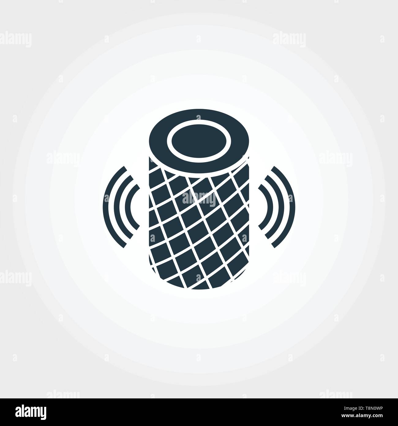 Digital Assistant icon. Monochrome creative design from smart devices ...