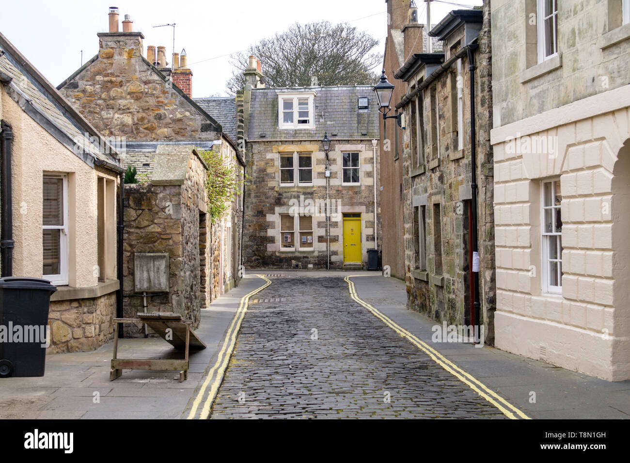 Cobbled streets of St. Andrews Stock Photo - Alamy