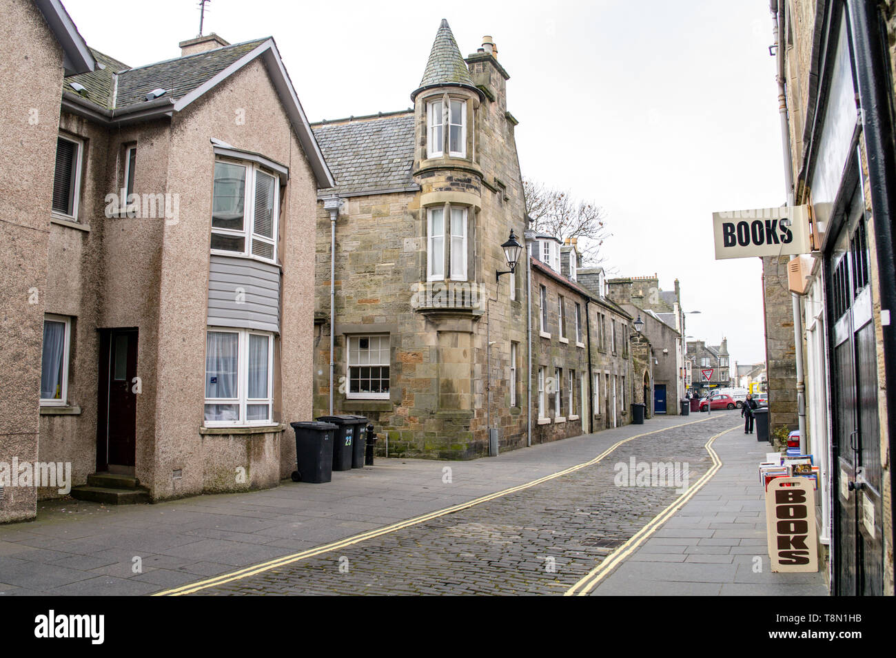 Cobbled streets of St. Andrews Stock Photo - Alamy