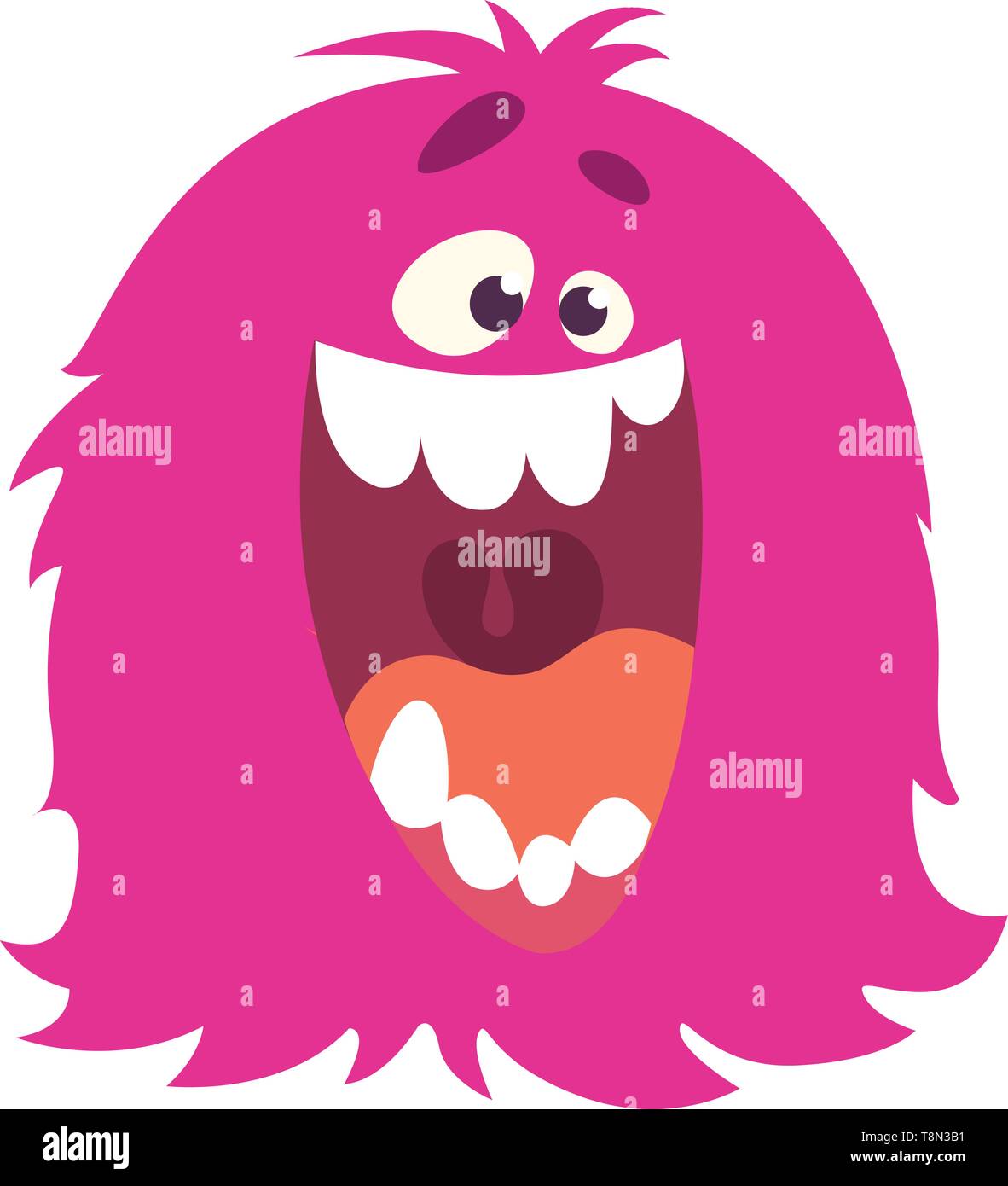 Screaming monster Stock Vector Images - Alamy