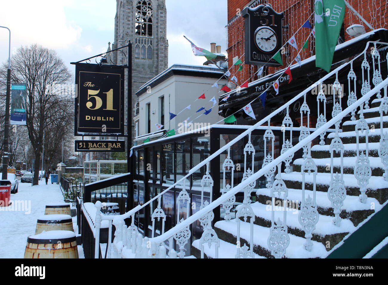 Snow ireland road hi-res stock photography and images - Alamy