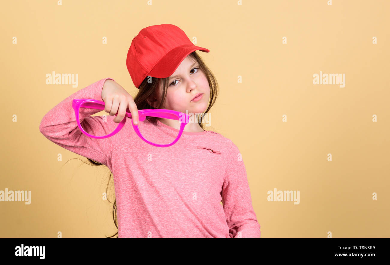 Fashionable little girl wearing cap hi-res stock photography and images ...
