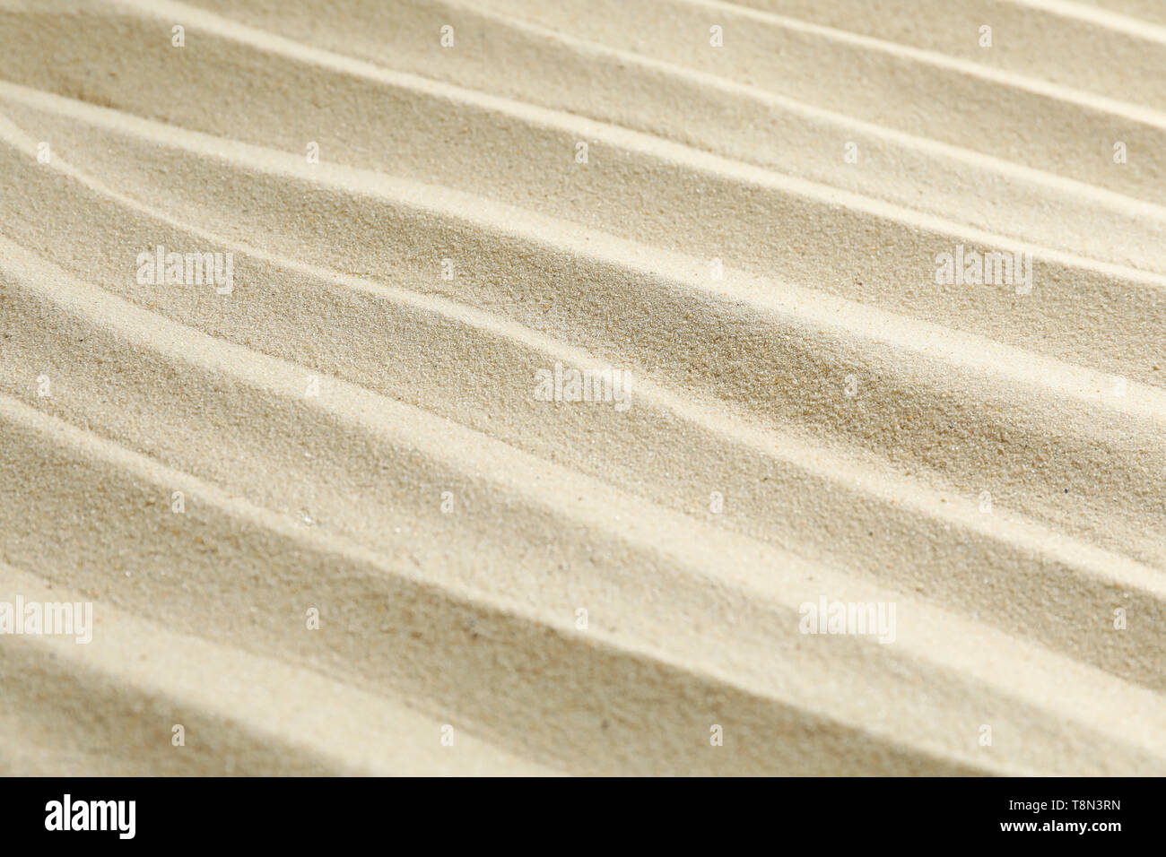 Clear sea sand as background, space for text and closeup. Summer ...