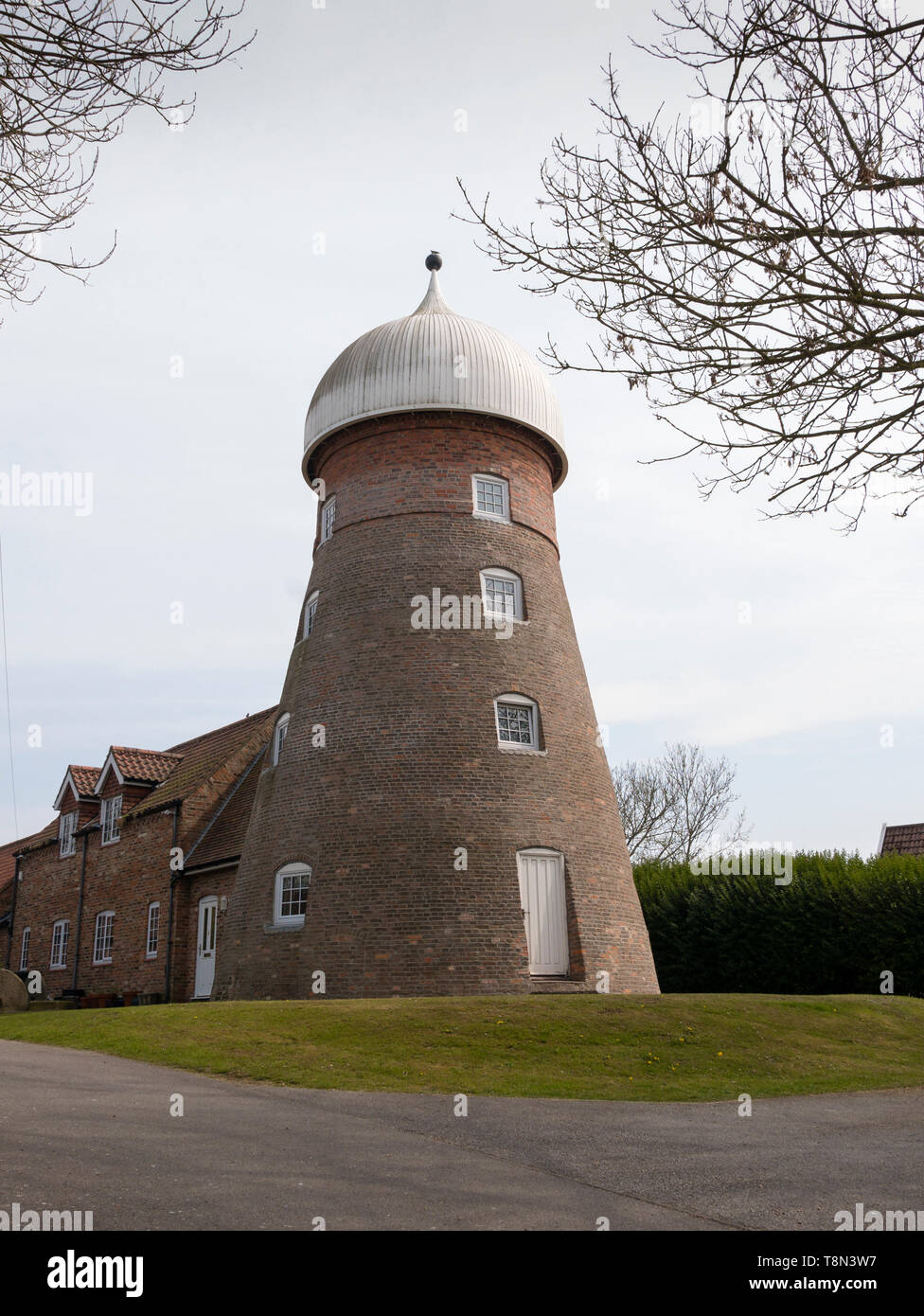 Saltfleet windmill, Saltfleet, Lincolnshire, England, UK Stock Photo ...