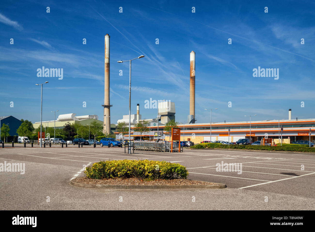 Pilkingtons glass at Ravenglass Retail Park, St Helens, Merseyside, uk ...