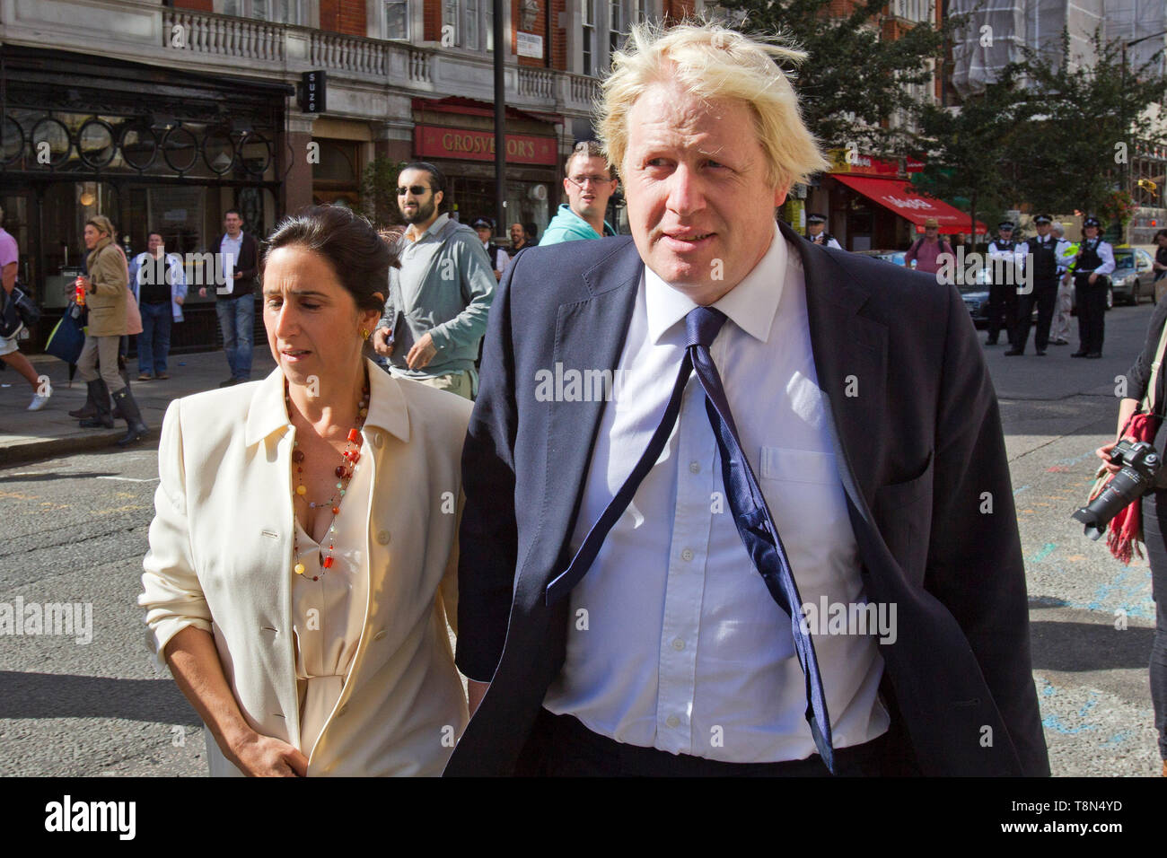 Boris johnson wife marina wheeler hi-res stock photography and images ...