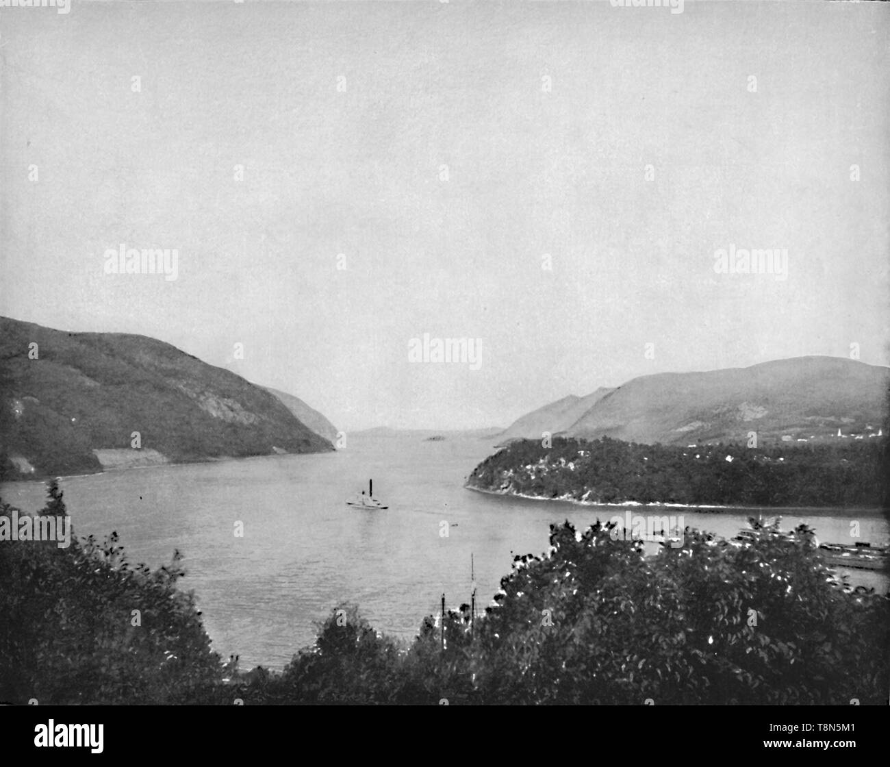 'The Hudson River at West Point', c1897. Creator: Unknown Stock Photo - Alamy