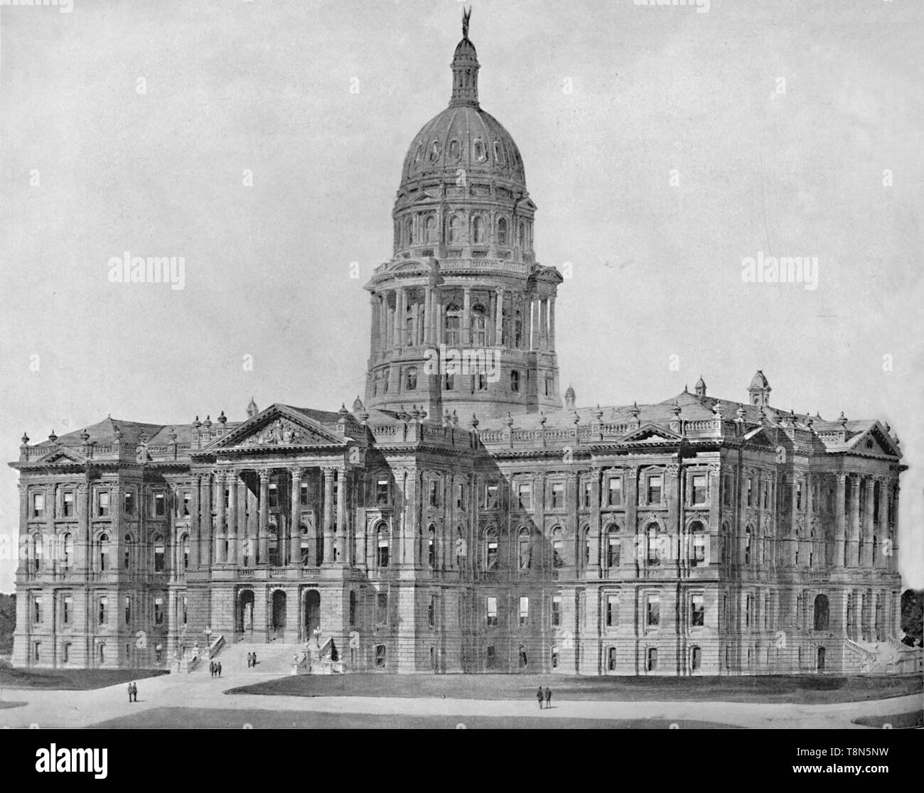 State house view Black and White Stock Photos & Images - Alamy