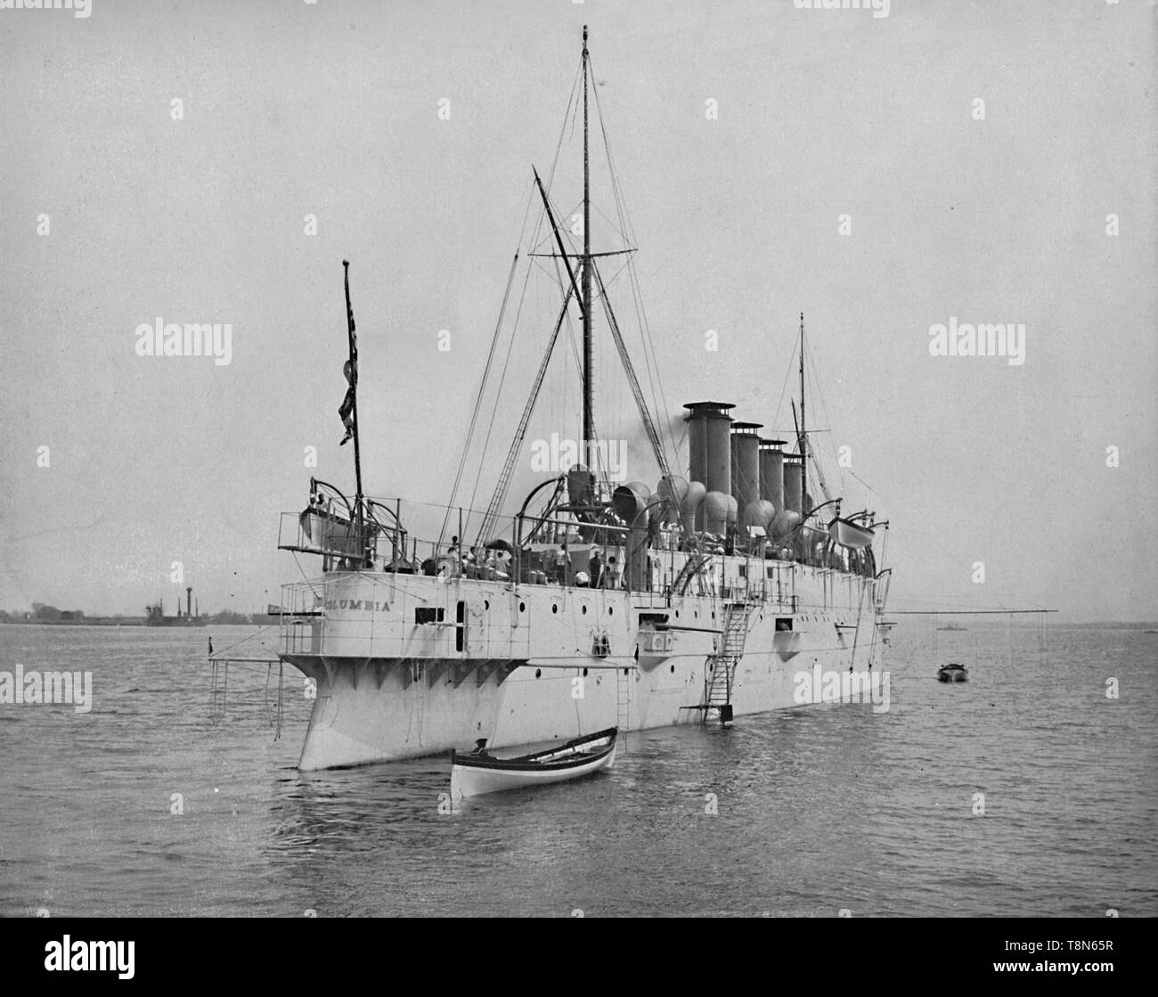 'The Protected Cruiser "Columbia".', c1897. Creator: Unknown Stock ...