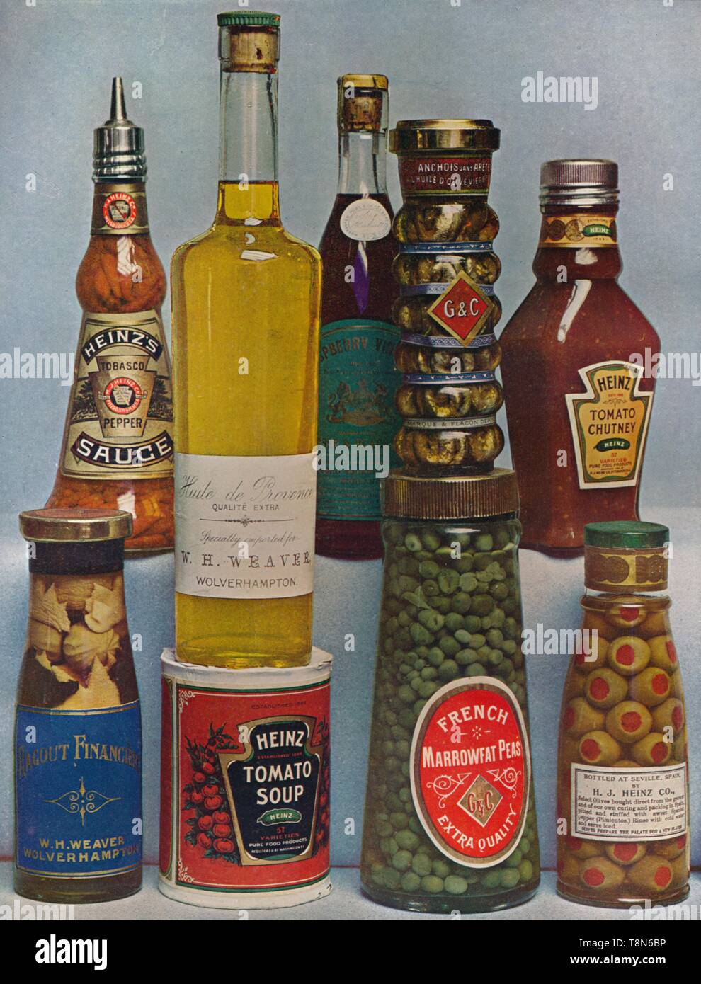 1900s food manufacturing hi-res stock photography and images - Alamy
