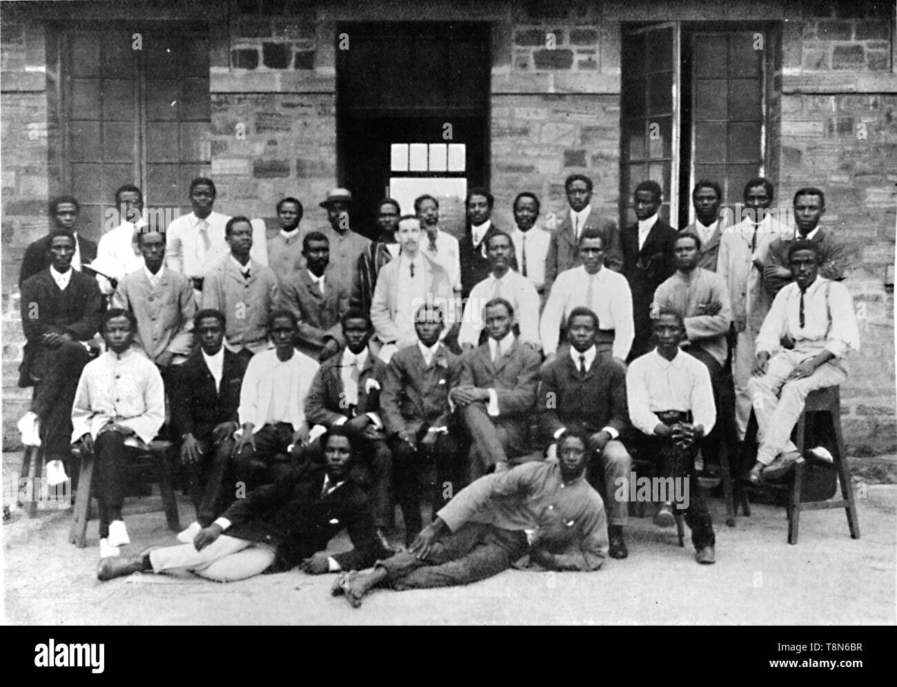 'Staff of a West African Government Printing Department', 1909. Creator ...