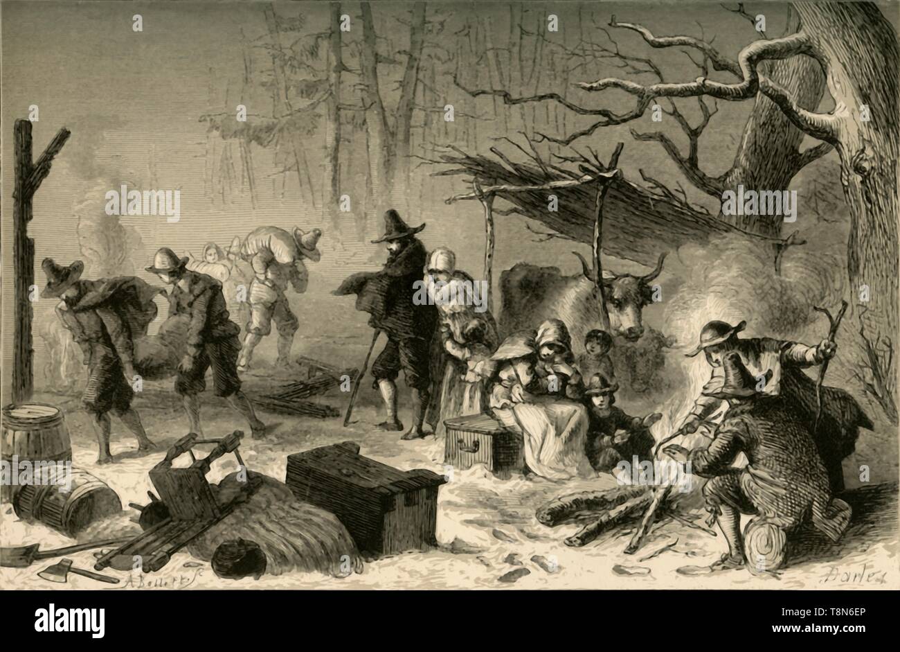 English settlers hi-res stock photography and images - Alamy