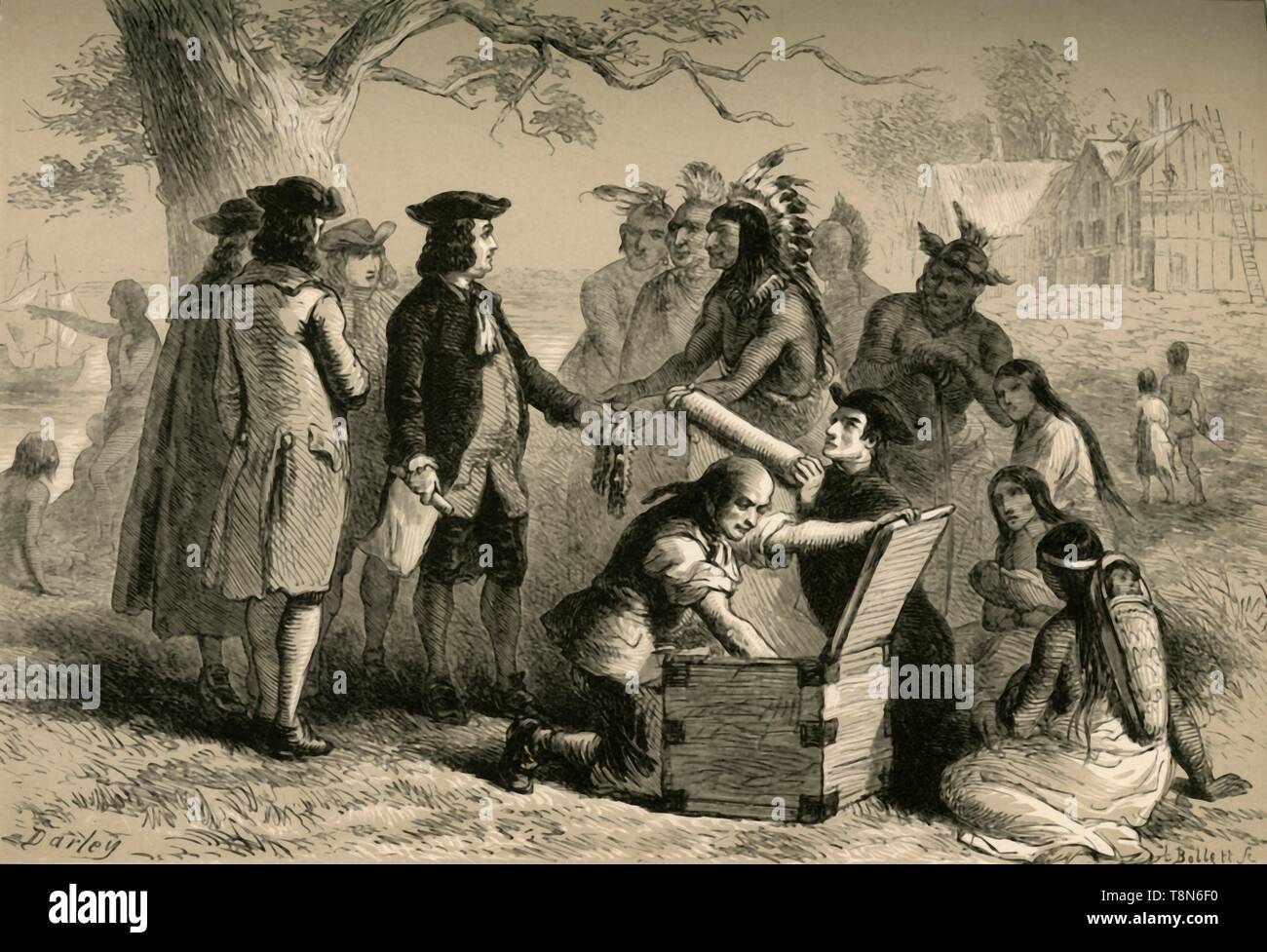 William penn treaty hi-res stock photography and images - Alamy