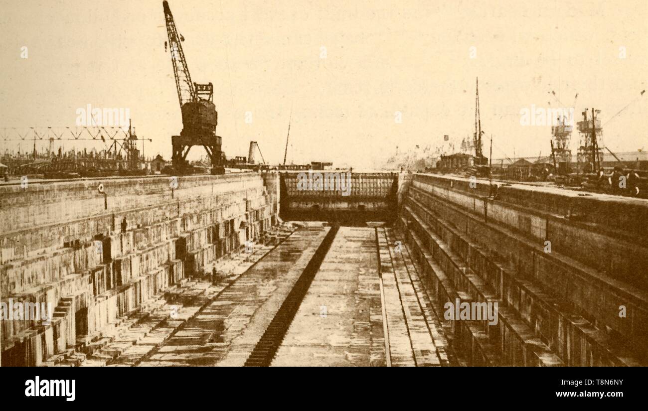 'Albert Dock Extension, Port of London', c1930. Creator: Alfieri Stock ...