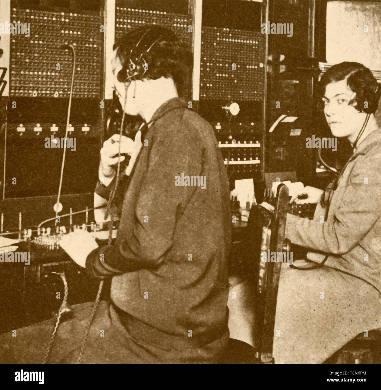Telephone exchange 1930s hi-res stock photography and images - Alamy