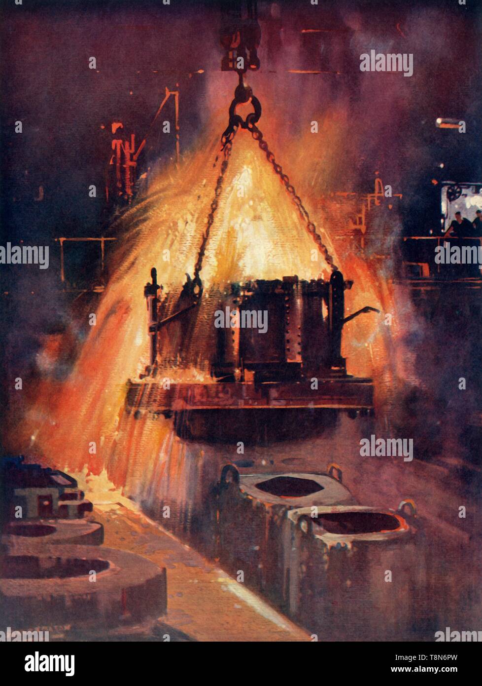 Blast furnace tapping hi-res stock photography and images - Alamy