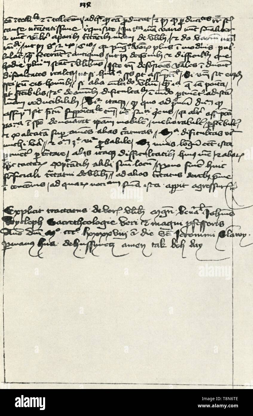 Medieval book handwriting hi-res stock photography and images - Alamy