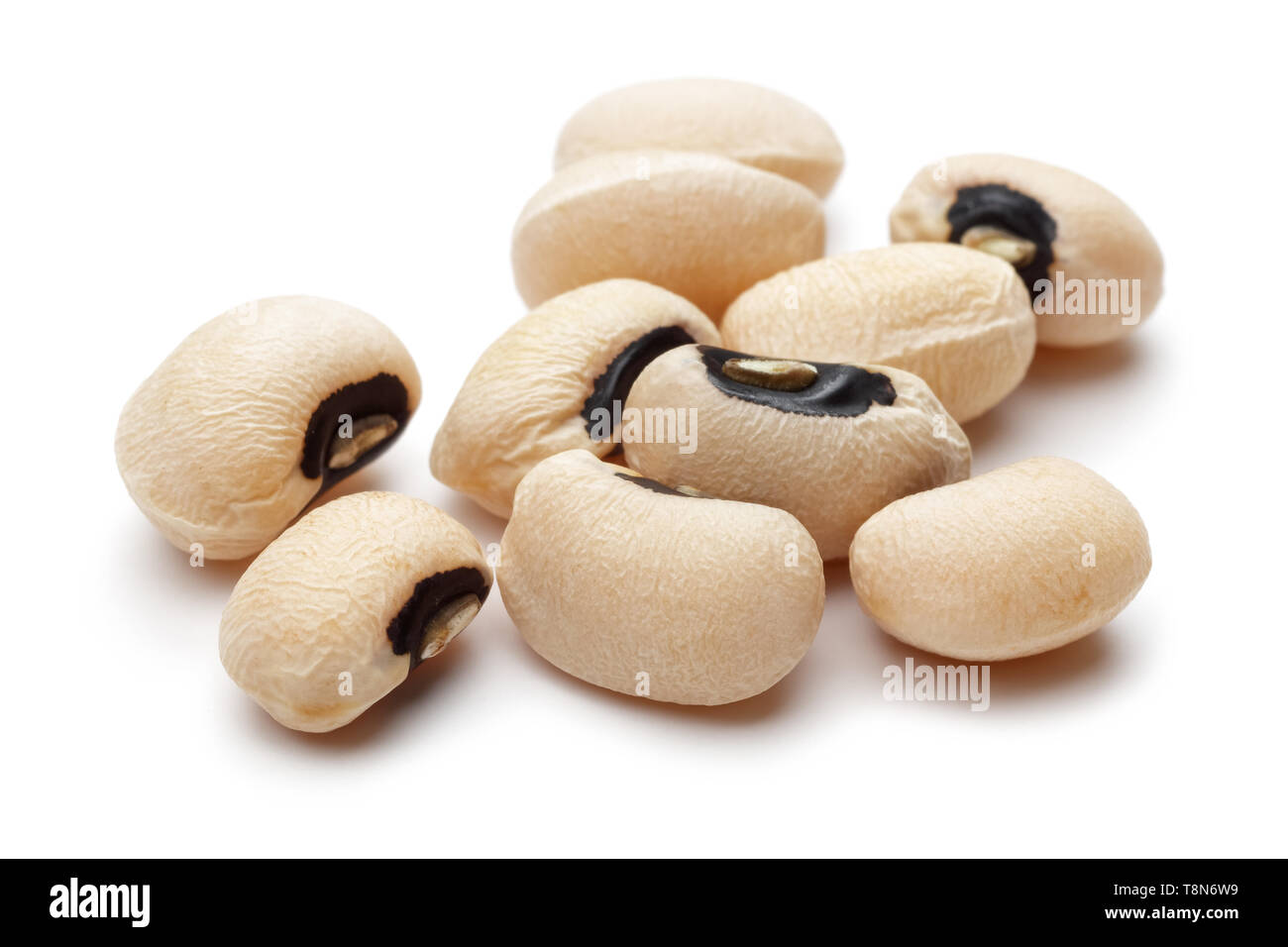 Black-eyed peas, cowpeas isolated on white background Stock Photo - Alamy
