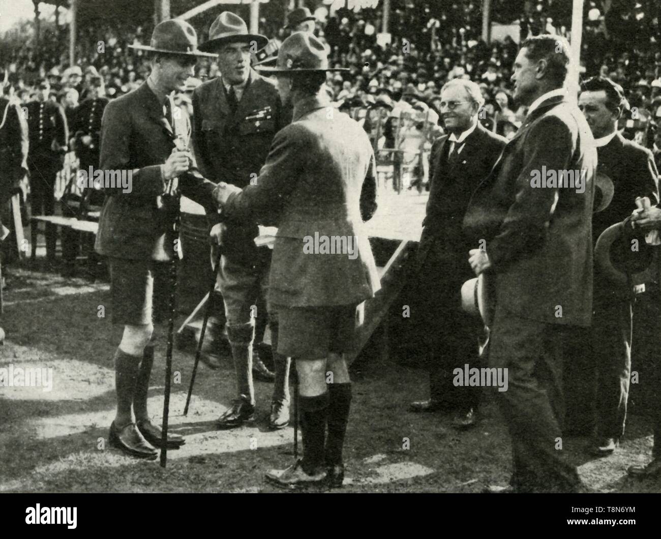 'At the Parade of Boy Scouts and Girl Guides, Adelaide, Australia, 1927 ...