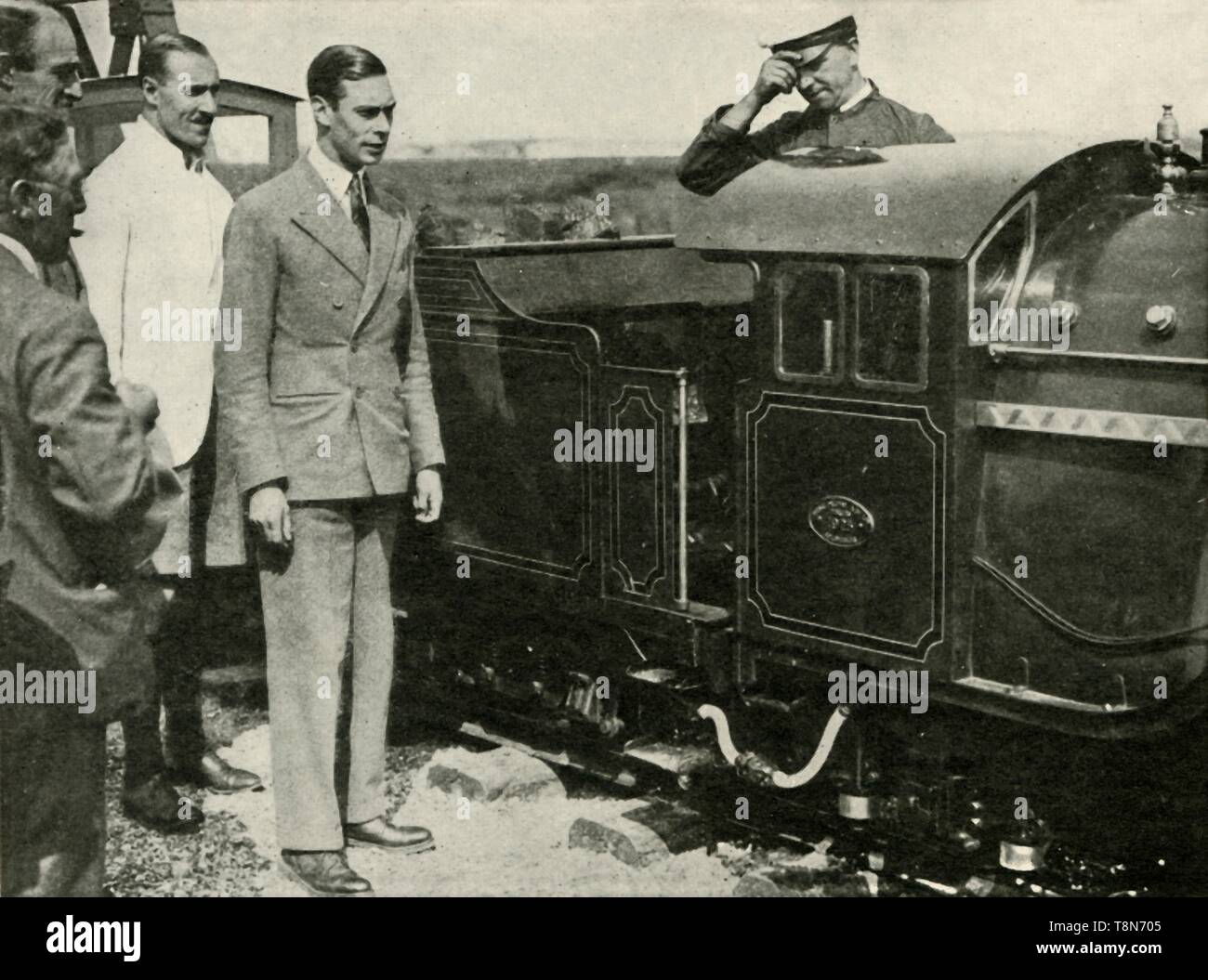 'His Majesty Inspecting The Miniature Railway at New Romney, Kent, 1926 ...