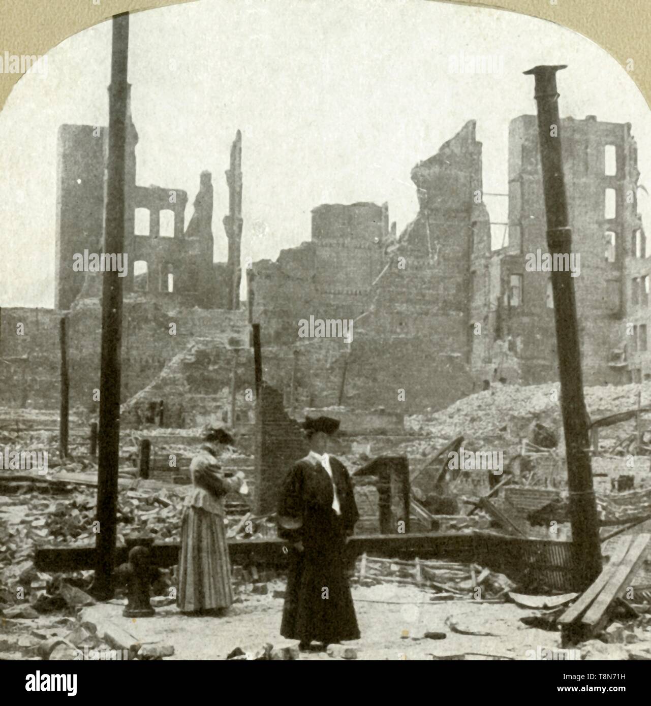 'Looking northeast from corner Ellis and Powell Sts', 1906. Creator ...