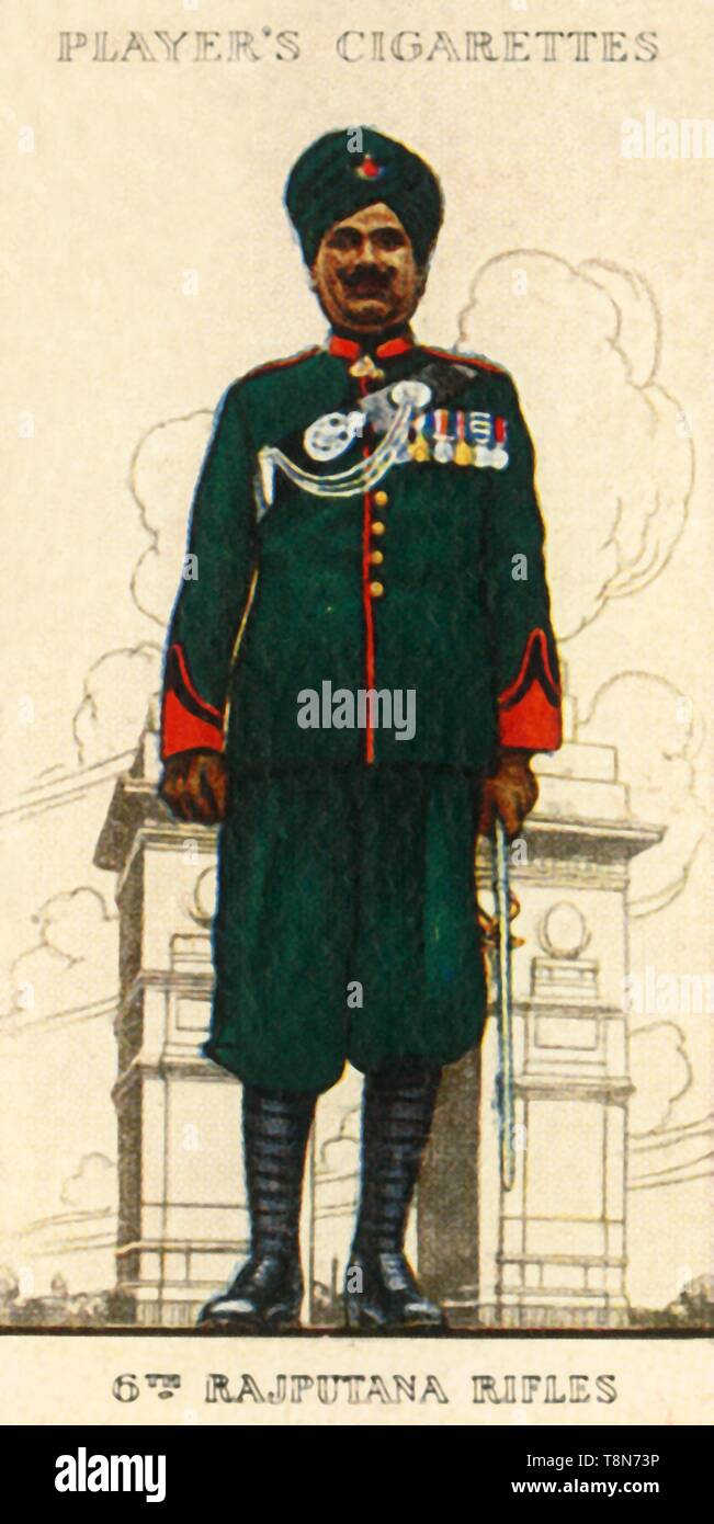 '6th Rajputana Rifles', 1936. Creator: Unknown Stock Photo - Alamy