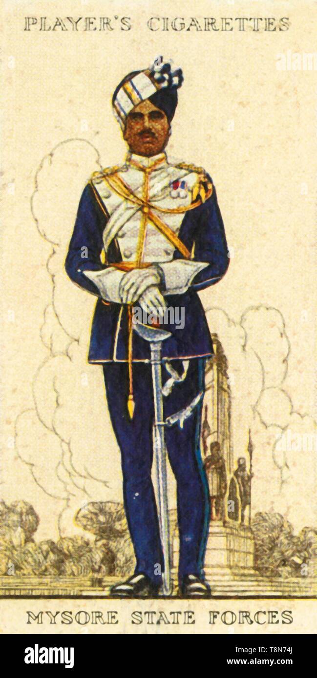 'Mysore State Forces', 1936. Creator: Unknown Stock Photo - Alamy