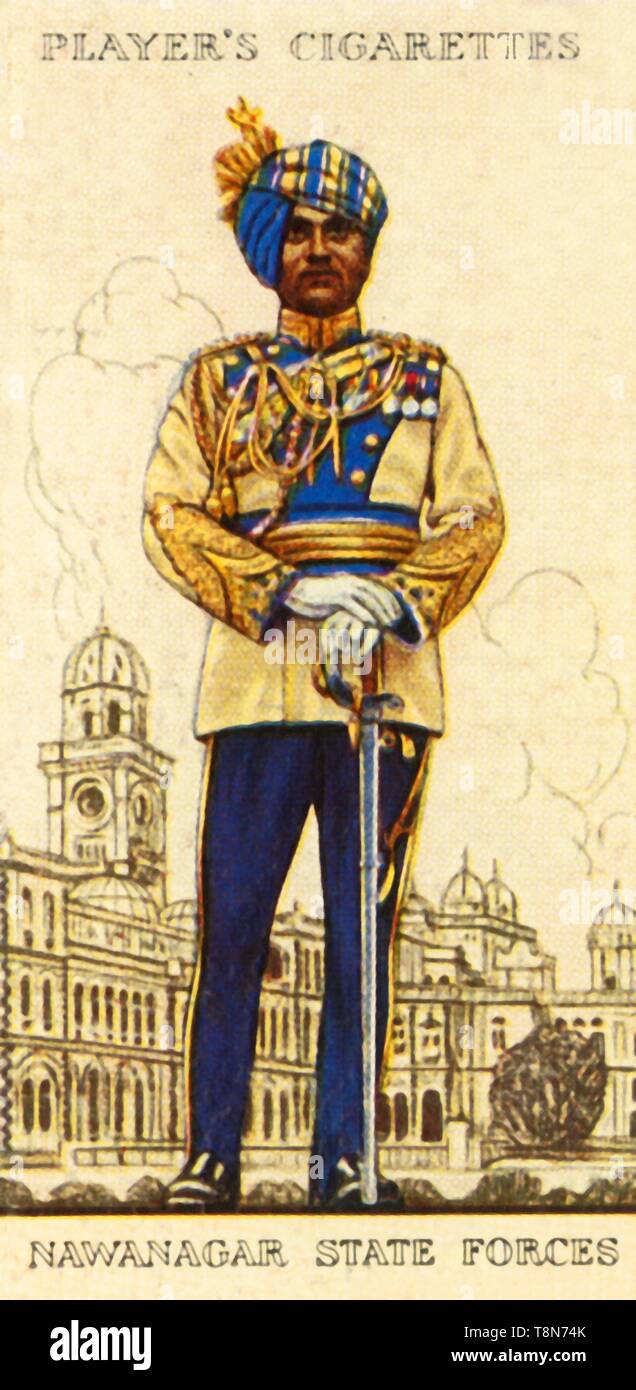 'Nawanagar State Forces', 1936. Creator: Unknown Stock Photo - Alamy