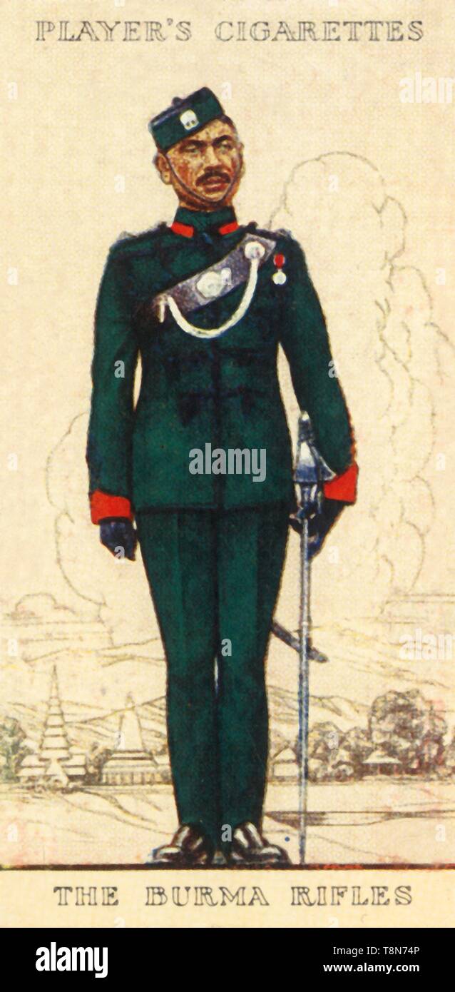 'Burma Rifles', 1936. Creator: Unknown Stock Photo - Alamy