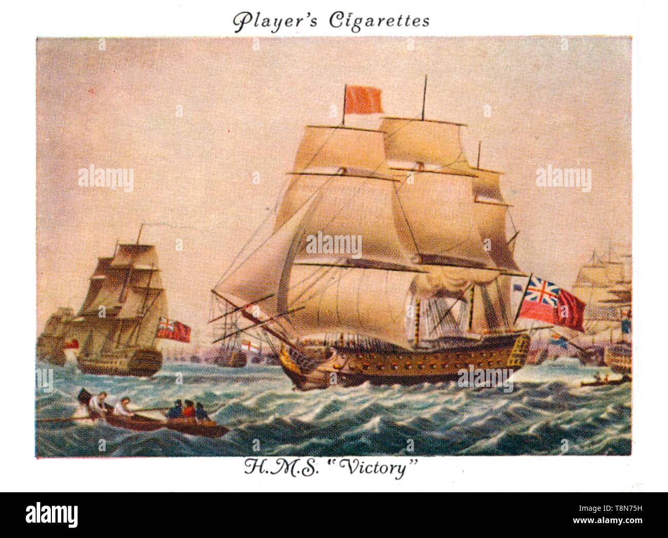 Battle of trafalgar flags hi-res stock photography and images - Alamy