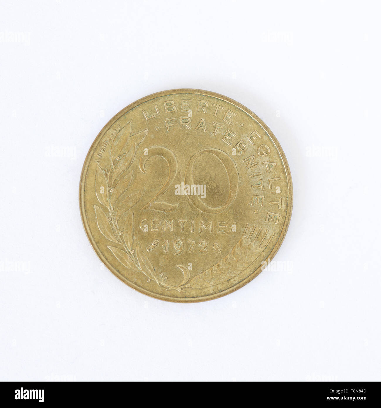 Coin french 20 centimes hi-res stock photography and images - Alamy