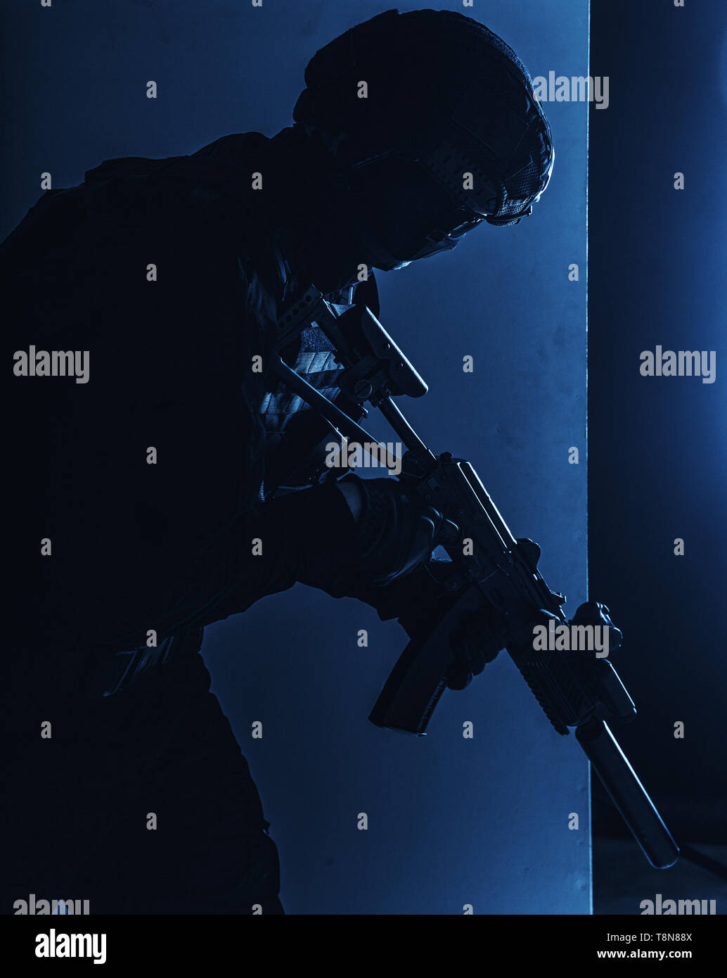 Silenced rifle hi-res stock photography and images - Alamy