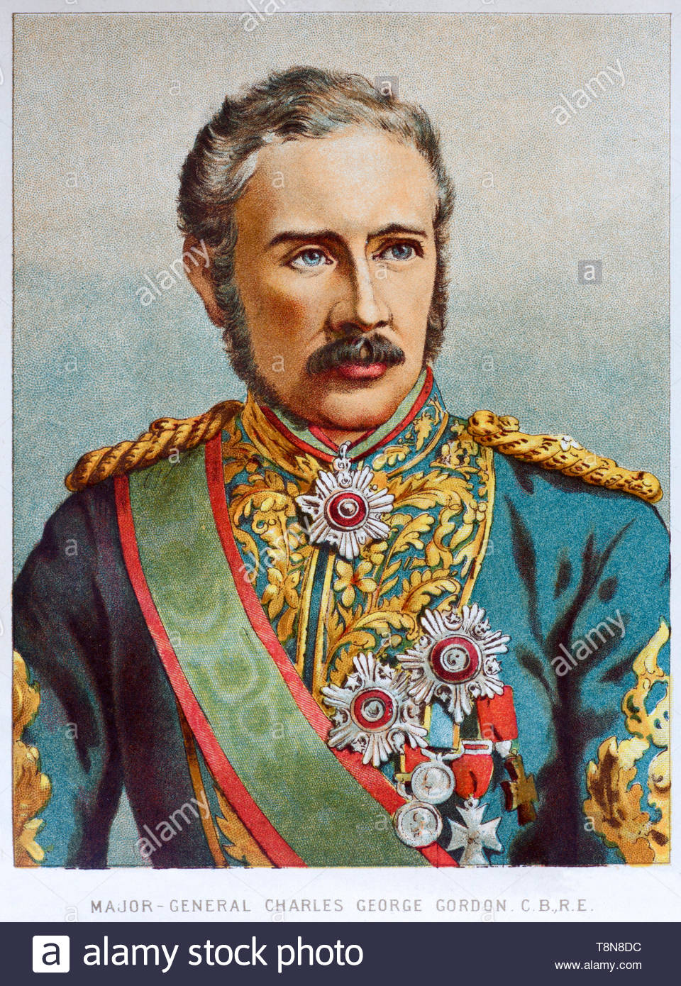 Major-General Charles George Gordon portrait, 1833 – 1885, also known ...