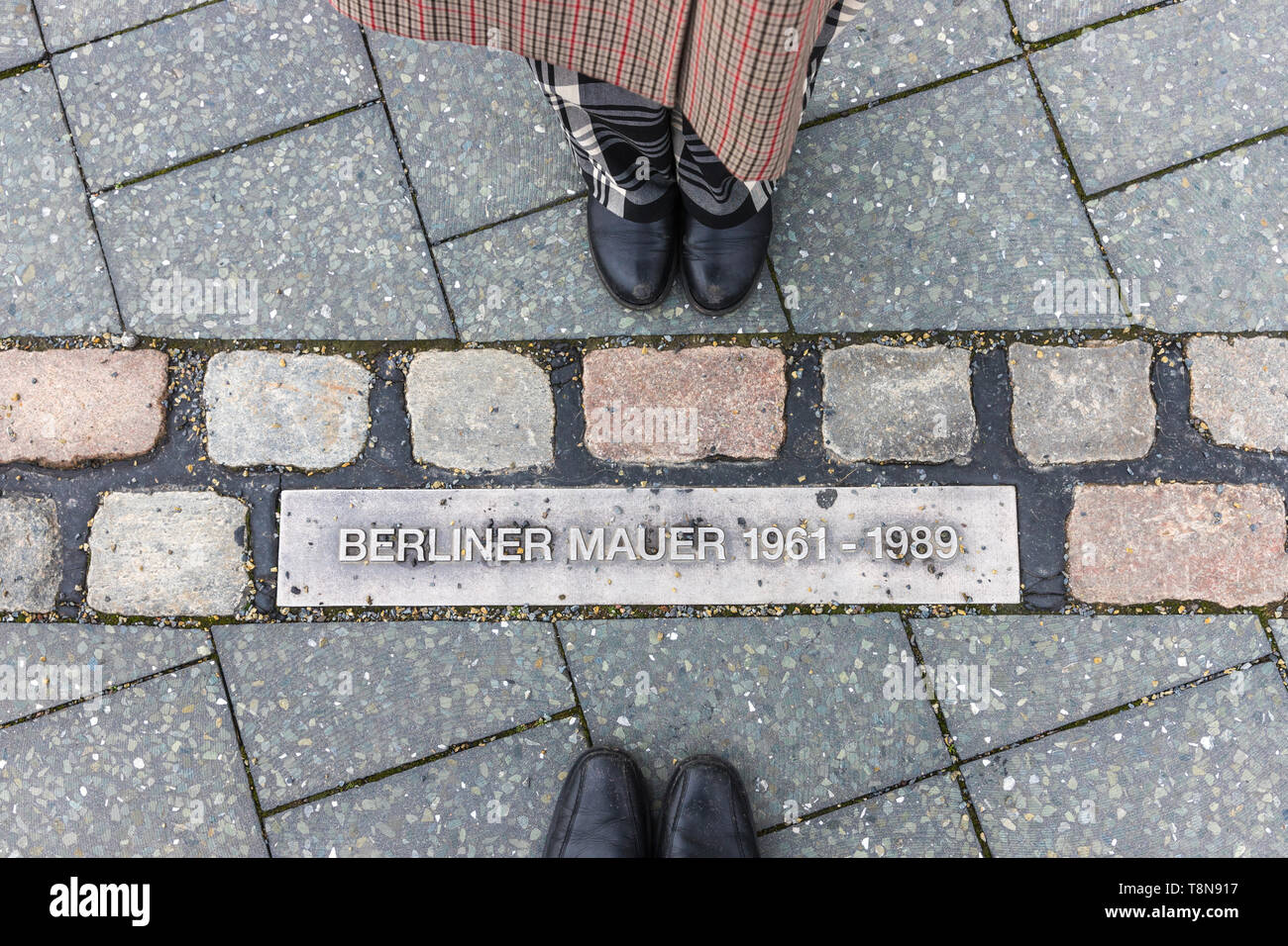 Line Of The Berlin Wall